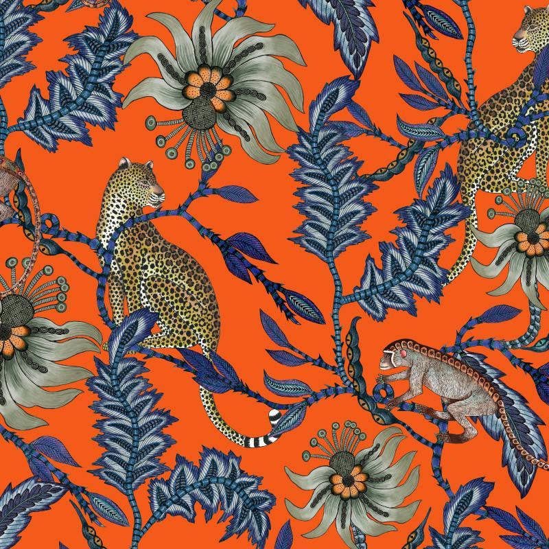 Monkey Bean Flame Fabric | fritzporter_dev